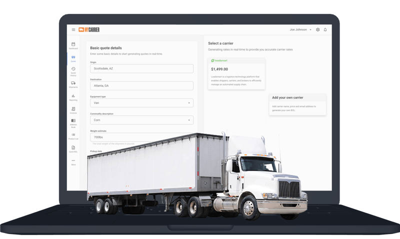 MyCarrier Full Truckload Shipping 2.0