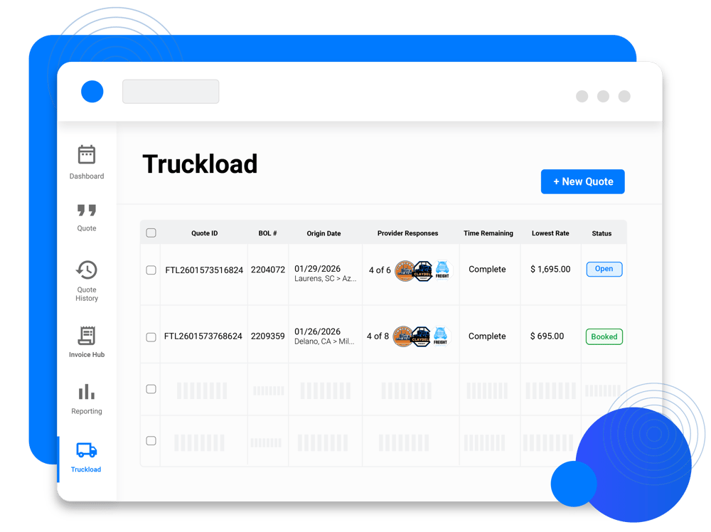 MyCarrier Full Truckload Shipping Management